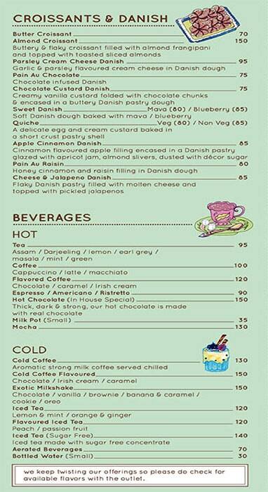 Menu at Theobroma Bakery and Cake Shop - Kharadi, Pune, Pune, Shop No. 1