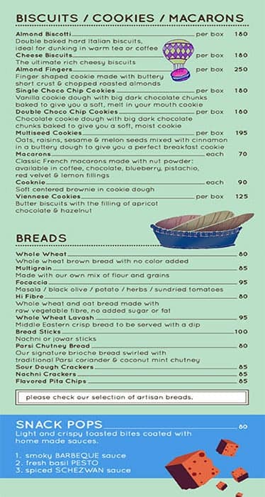 Menu at Theobroma Bakery and Cake Shop - Kharadi, Pune, Pune, Shop No. 1