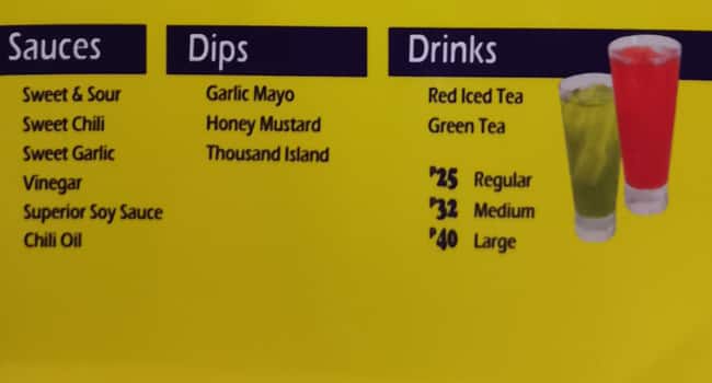 Menu at Potdog YummyYes Delights, Muntinlupa, Lower Ground Floor