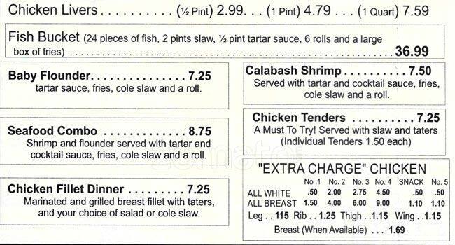 Menu at Mr C's Restaurant, Concord, Concord Pkwy N