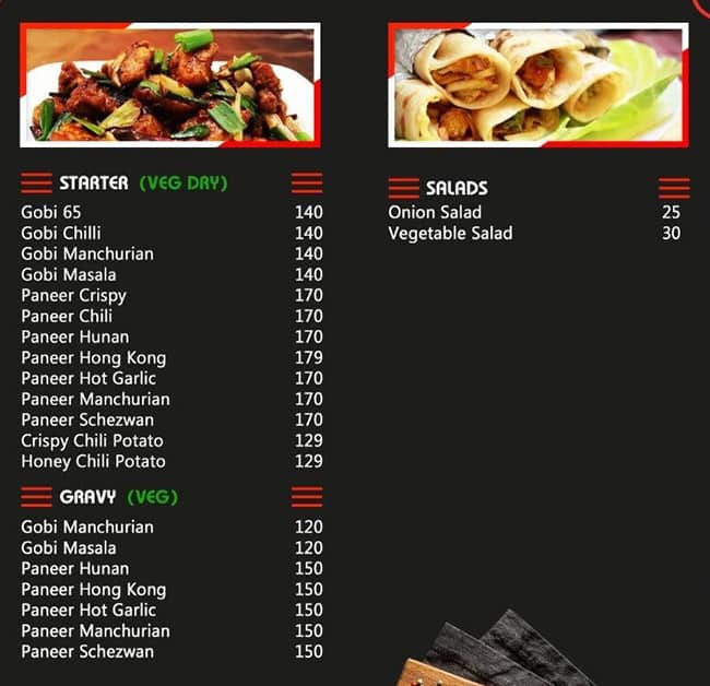 Menu at Golden Delight Fast Food Restaurant, Vellore