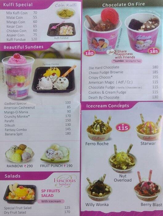 Cream Chills Menu, Menu for Cream Chills, Kalwa, Thane - Zomato