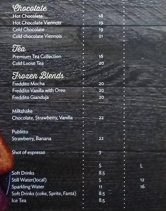 Menu at Public Cafe JLT., Dubai, Tower DUBAI، One Lake Plaza - G5 - 06 ...