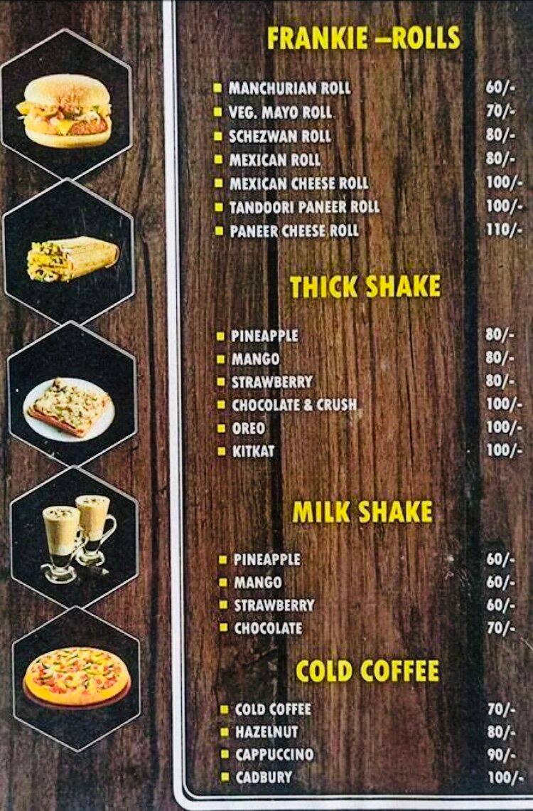 Menu Of Fud Hub Virar Mumbai