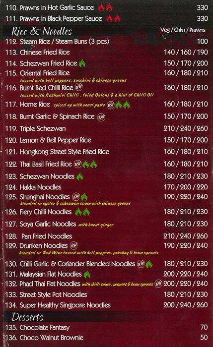 Menu at Asian wok, Mumbai, Neptune Magnet Mall Lbs Marg