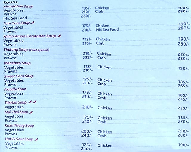 Menu at Wok Hei, Mumbai, Shop 3-4