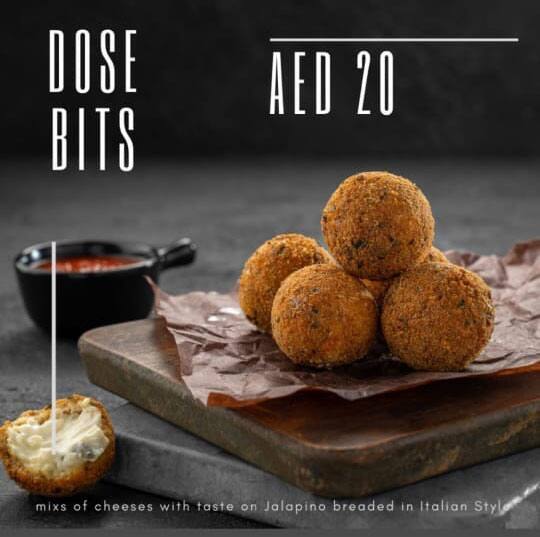 Menu at Dose Burger restaurant, Dubai, Near Aswaq Mall