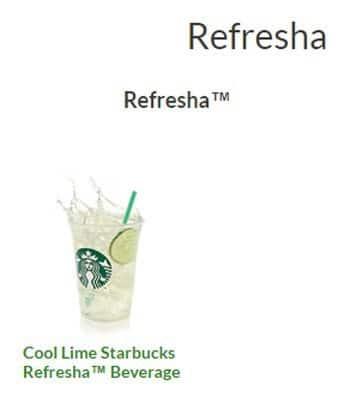 Menu at Starbucks cafe, London, 31 - 33 Sun St