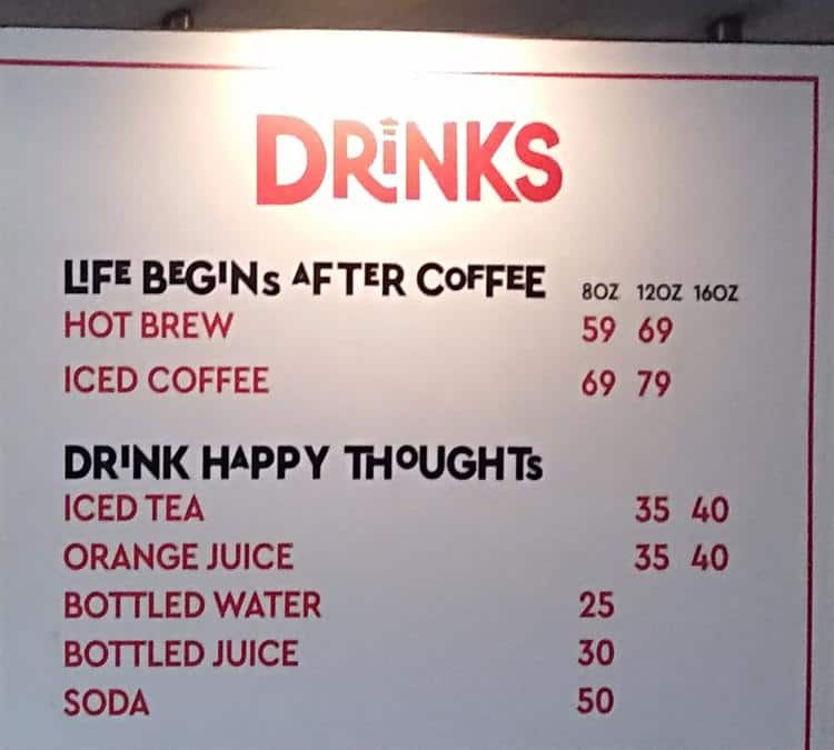 Menu at Gonuts Donuts, Makati, Sm City Ayala Avenue