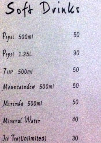 Menu at OK Chicken restaurant, Parañaque