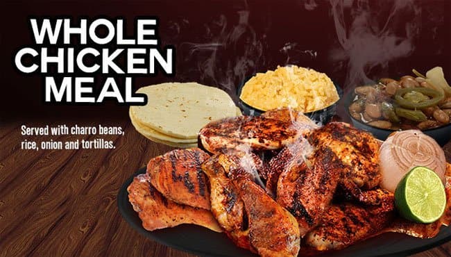 Menu at El Pollo Rico #2 restaurant, Austin, N Lamar Blvd Suite B1