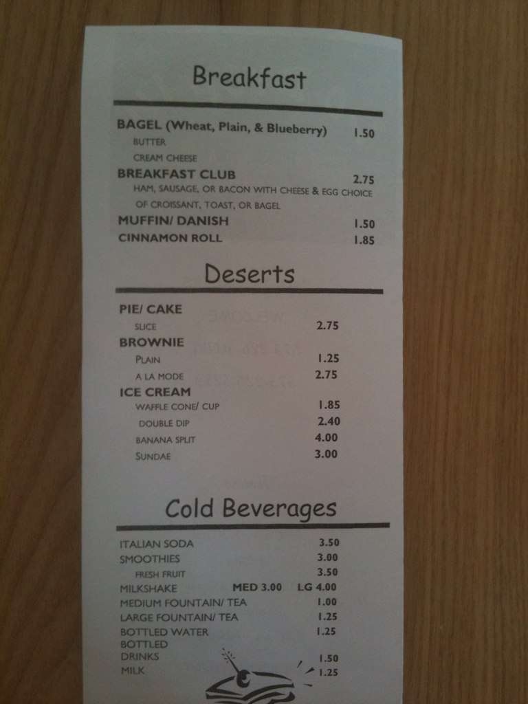 Menu at Do Drop In cafe, Portales, 123 S Main Ave