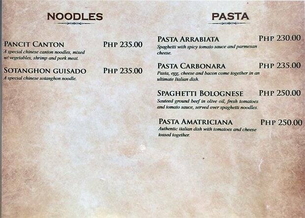 Menu at Nespresso Coffee Lounge - Wellcome Hotel, Cebu City