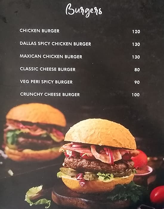 Menu at The Coffee Restro, Hyderabad, Pillar no.291