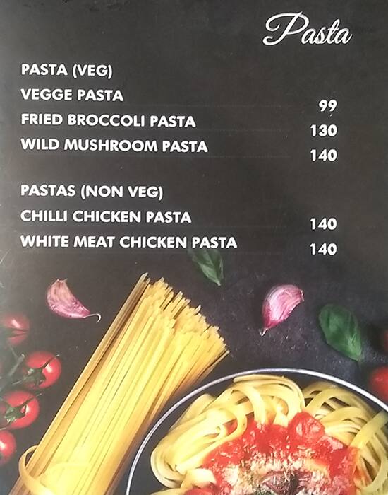 Menu at The Coffee Restro, Hyderabad, Pillar no.291