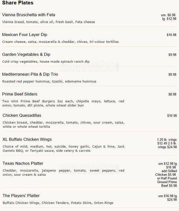 Menu at The Crooked Cue, Port Credit, Mississauga restaurant ...