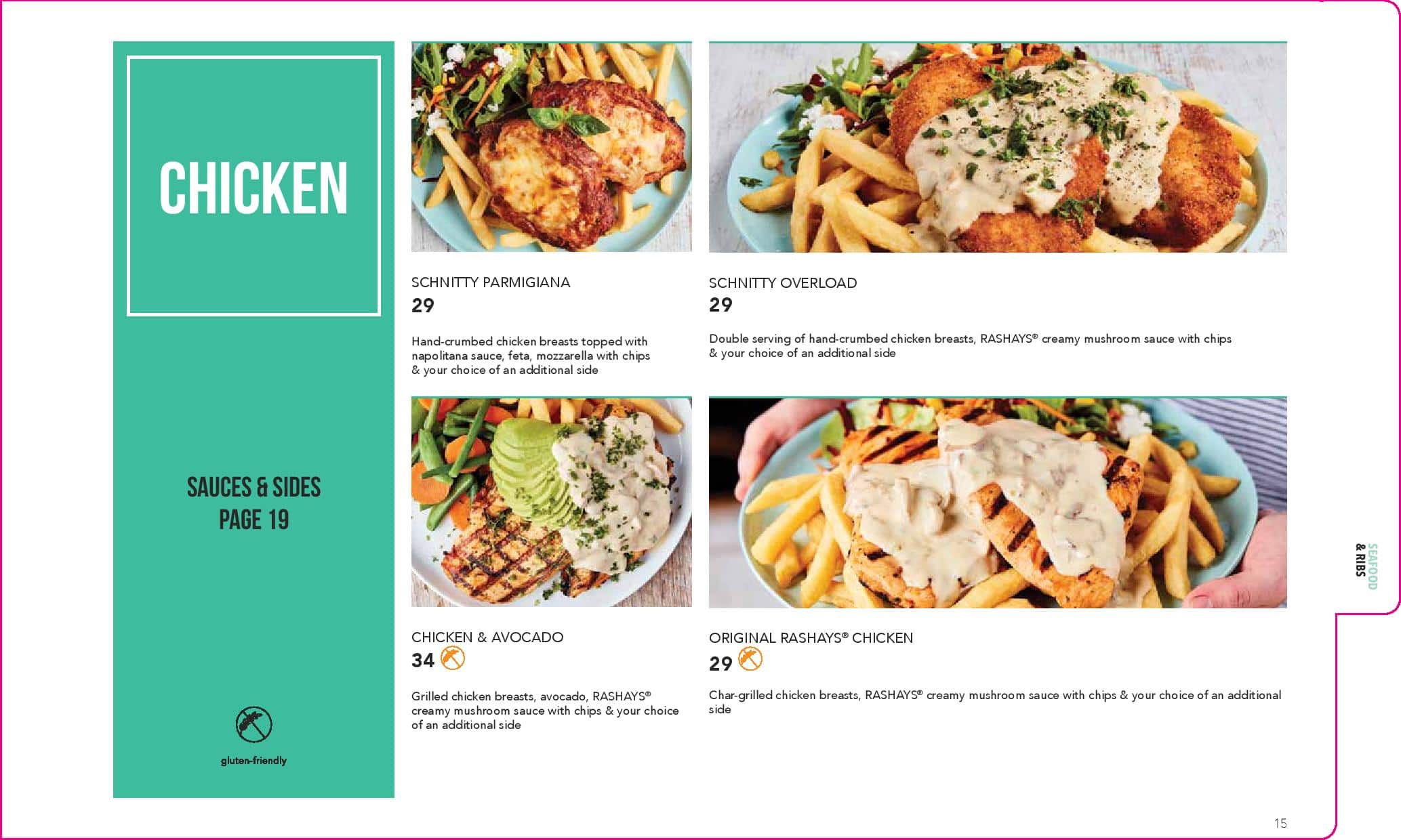 Menu at RASHAYS - Lidcombe restaurant, Lidcombe