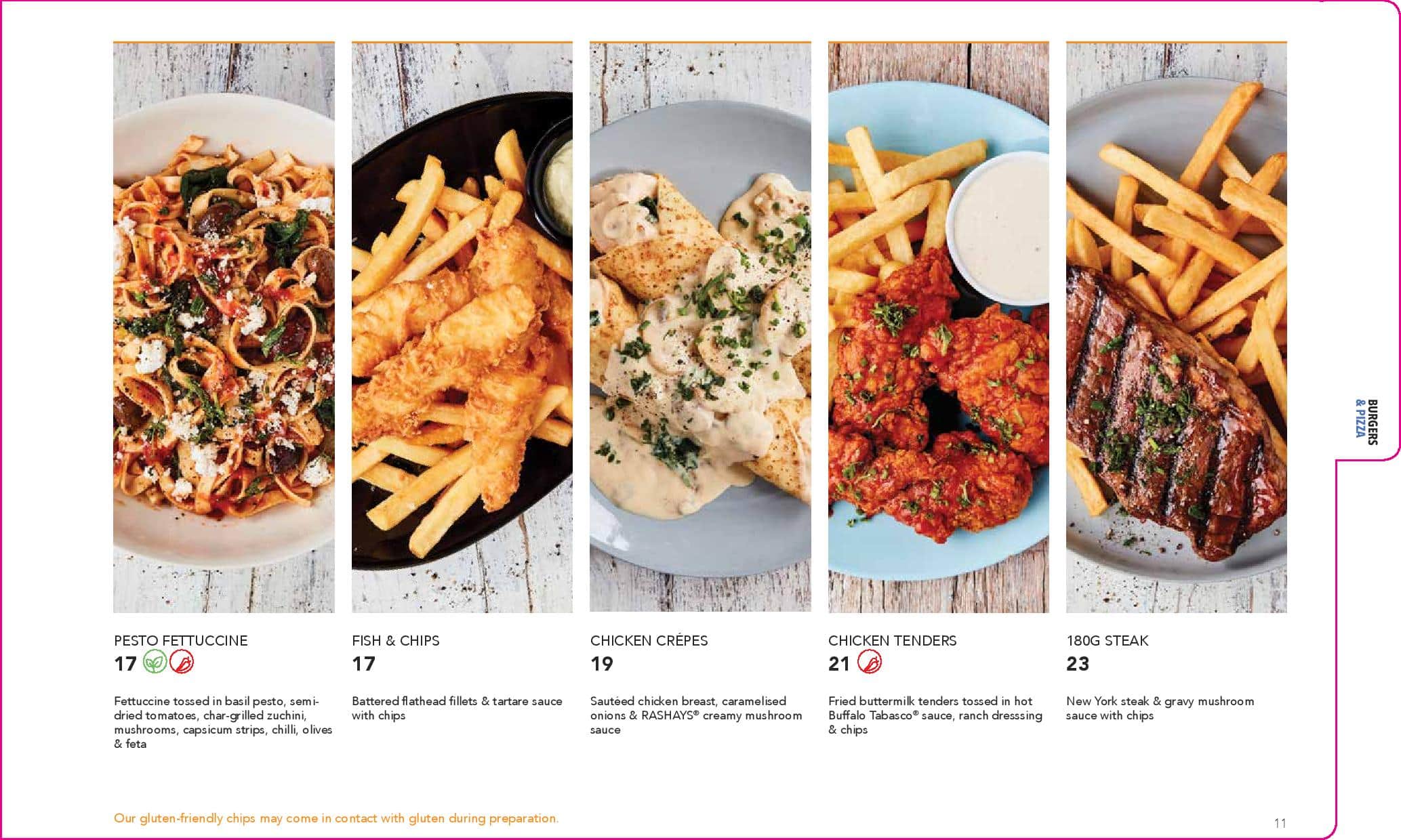 Menu at RASHAYS - Lidcombe restaurant, Lidcombe