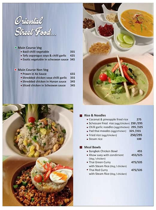 Menu at Small World Cafe, Ludhiana