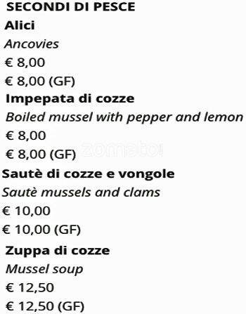 Menu da Mama Eat - Roma Trastevere ristorante, Roma, Via di S. Cosimato