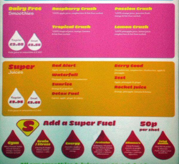 Menu at Fuel pub & bar, Manchester, Upper Mall Manchester Arndale