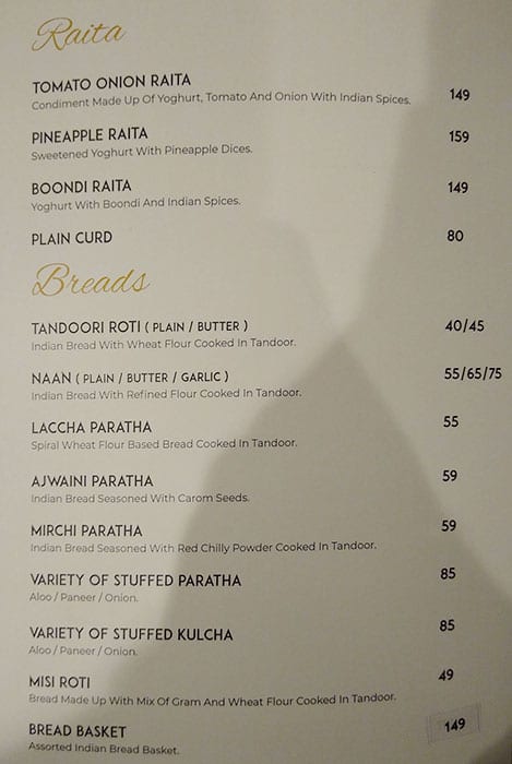 Menu at Hotel Panache, Ghaziabad, 45