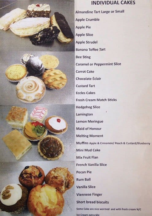 Menu at Rockingham Patisserie cafe, Waikiki, Rockingham Shopping Centre