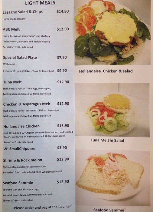 Menu at Rockingham Patisserie cafe, Waikiki, Rockingham Shopping Centre