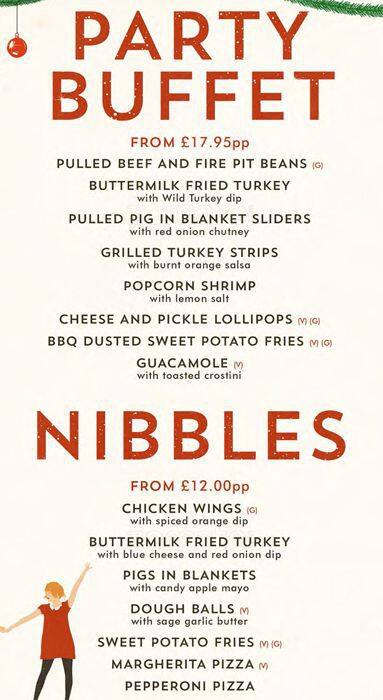 Menu at Revolution pub & bar, London, 140-144 Leadenhall Street