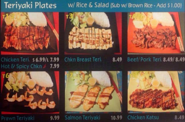 Kami Teriyaki Menu, Menu for Kami Teriyaki, Lynnwood, Lynnwood ...