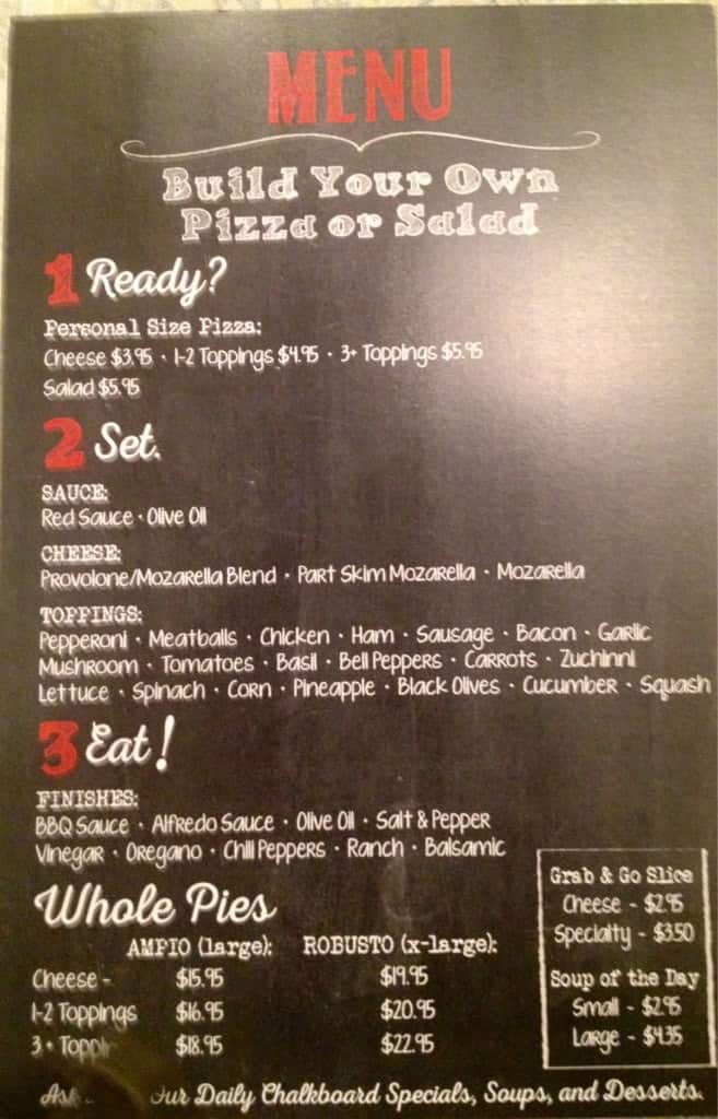 Menu at Moto Moto cafe, Miami