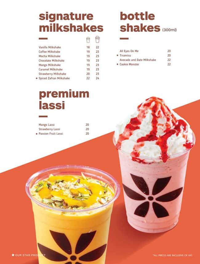 Menu at FiLLi Cafe, Dubai, Icc Academy