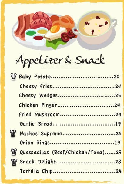 Menu at Fun & Food, Tangerang, Ruko Paramount Center 2