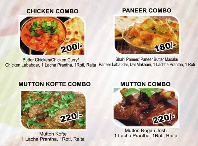 Menu at Khansama Restaurant, Gurugram, Arcadia