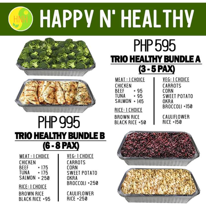Menu at Happy N' Healthy restaurant, Manila, Agno Food Court