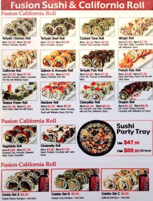 Menu at Roll & Roll restaurant, Adelaide