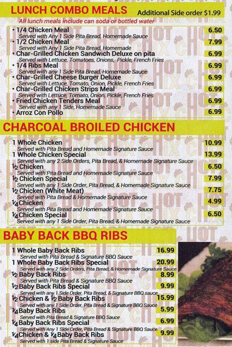 Hot Chix Menu, Menu for Hot Chix, Fort Greene, New York City ...