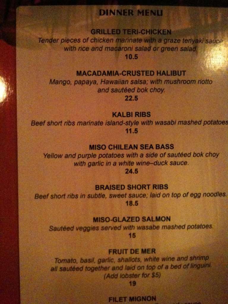 Aloha Sushi Menu, Menu for Aloha Sushi, La Jolla, San Diego ...