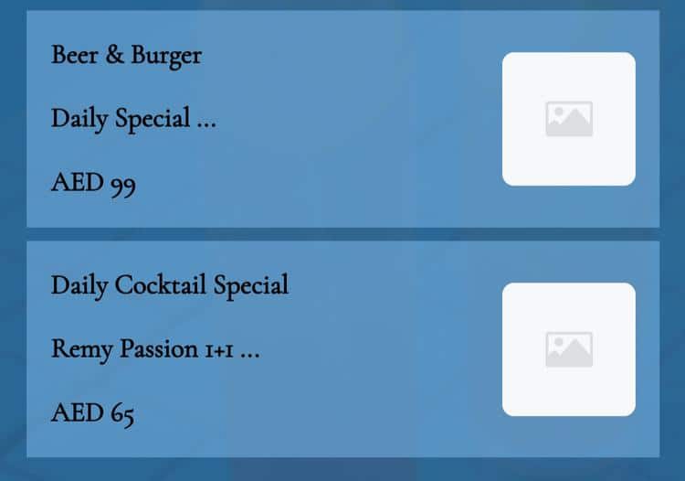 Menu of Loop - Bab Al Qasr, Al Khubeirah, Abu Dhabi