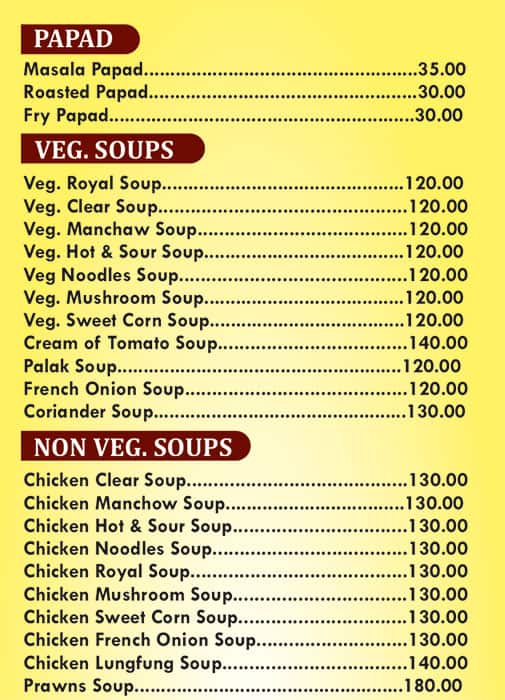 Menu of Harish Kitchen, Majiwada, Thane West, Thane