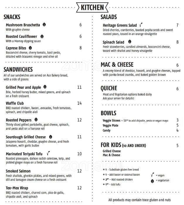 Menu at Snakes & Lattes Annex pub & bar, Toronto, 600 Bloor St W