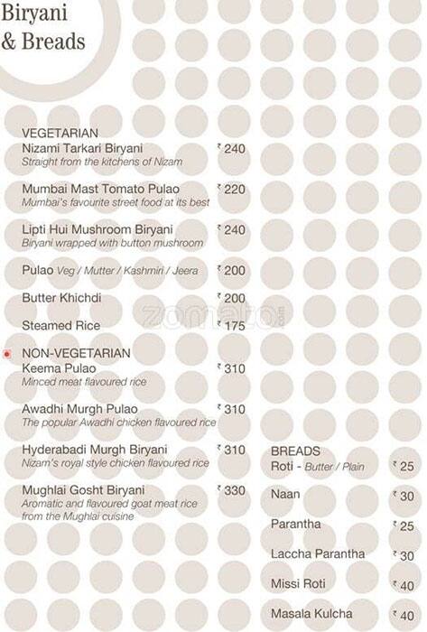 Menu at Green Peas, Indore, PV9G+FRP