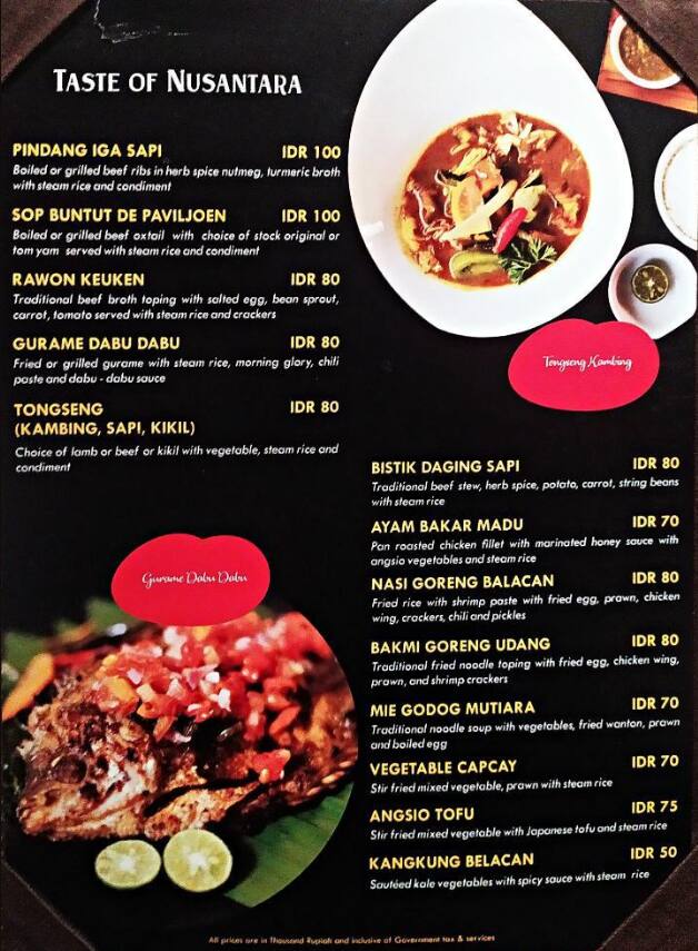 Menu at Keuken All Day Dining restaurant, Bandung, LLRE Martadinata St ...