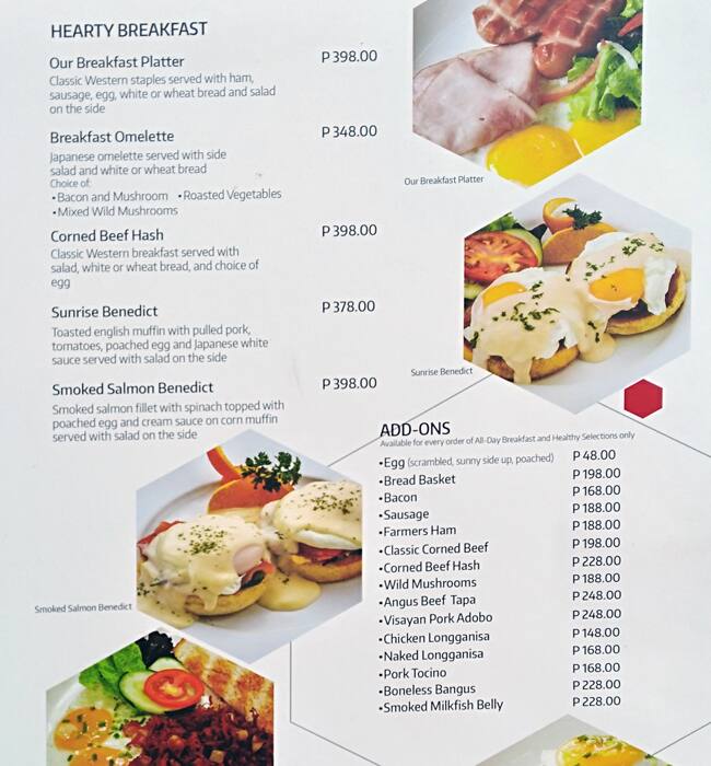 Menu at UCC Vienna Café cafe, Quezon City, Tomas Morato Avenue