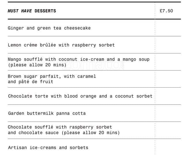 Menu at Australasia pub & bar, Manchester