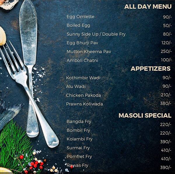 Menu of Fresh Catch Curry, CBD-Belapur, Navi Mumbai
