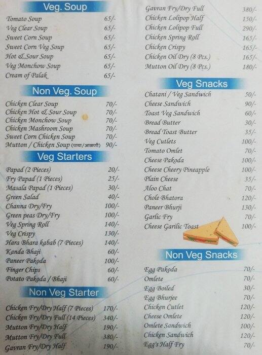 Holiday Cottage Inn Menu, Menu for Holiday Cottage Inn, Khadakwasla ...