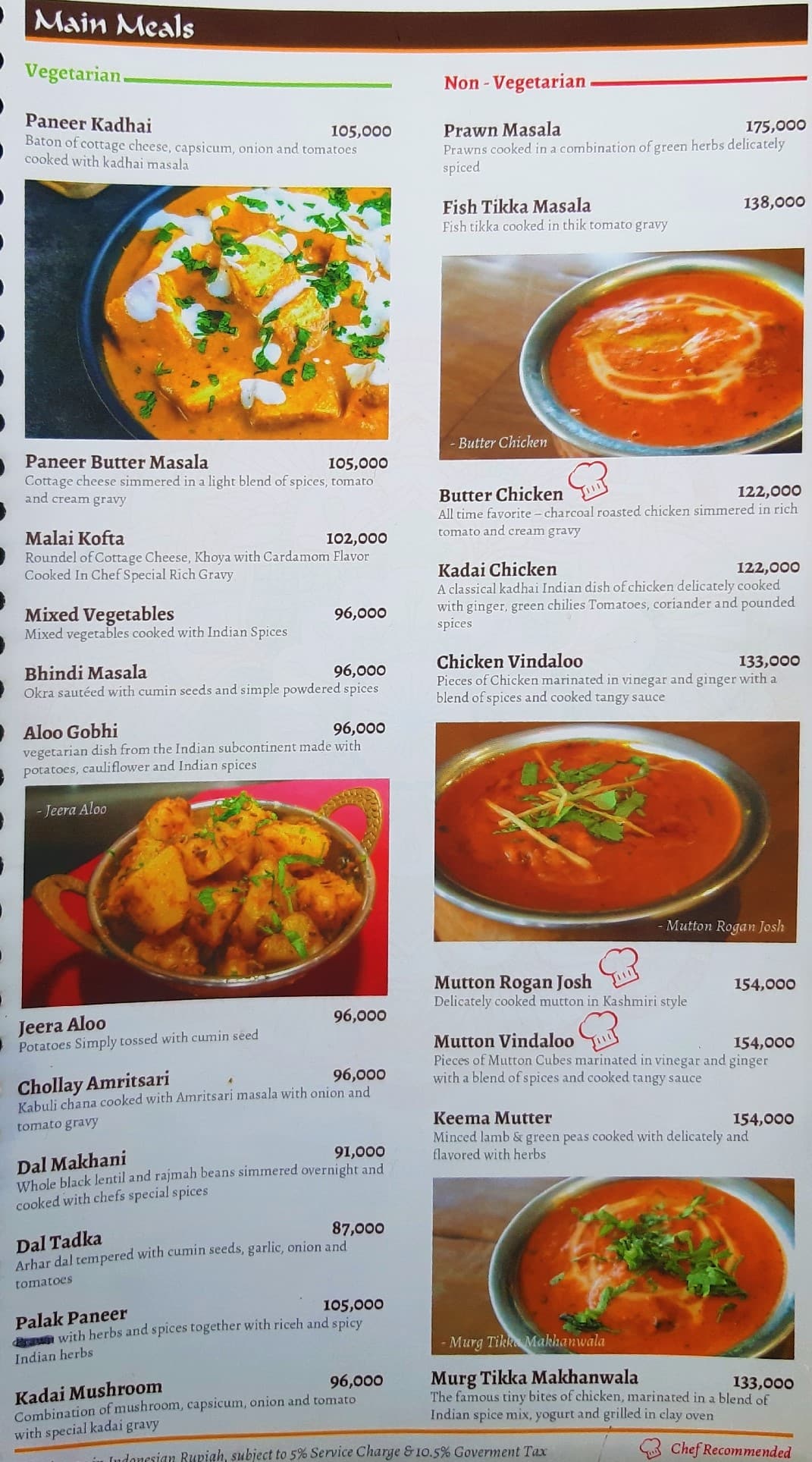 Indian Tandoor Menu, Menu for Indian Tandoor, Jimbaran, Bali - Zomato ...