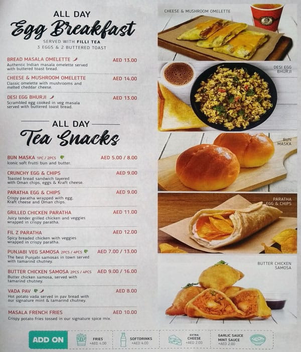 FiLLi Menu, Menu for FiLLi, Qusais, Dubai - Zomato