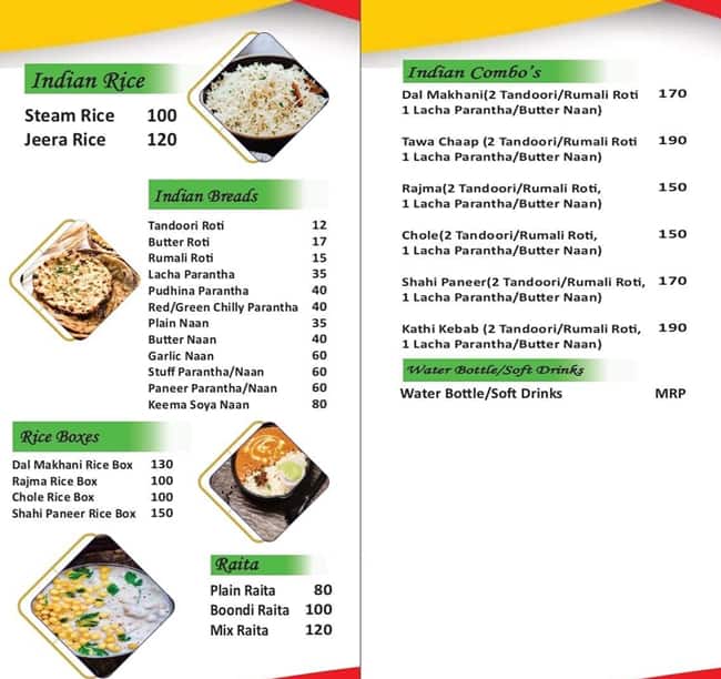Menu at SGF - Spice Grill Flame, Noida